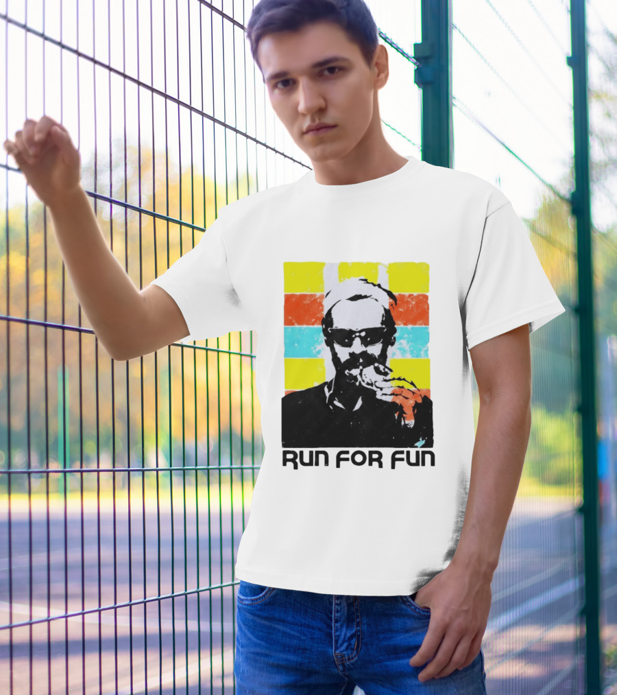 Together Tour Amsterdam Run For Fun 2026 Icon With Sunglasses Eating Pizza T-Shirt
