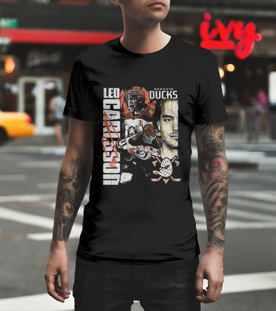 Leo Carlsson Anaheim Ducks Hockey 2026 T-Shirt