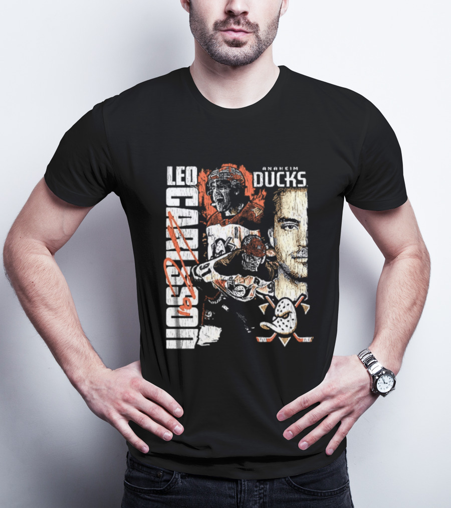 Leo Carlsson Anaheim Ducks Hockey 2026 T-Shirt