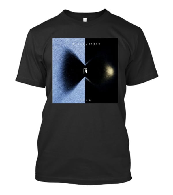 Majid Jordan Cold Album Cover Black And Blue Split T-Shirt