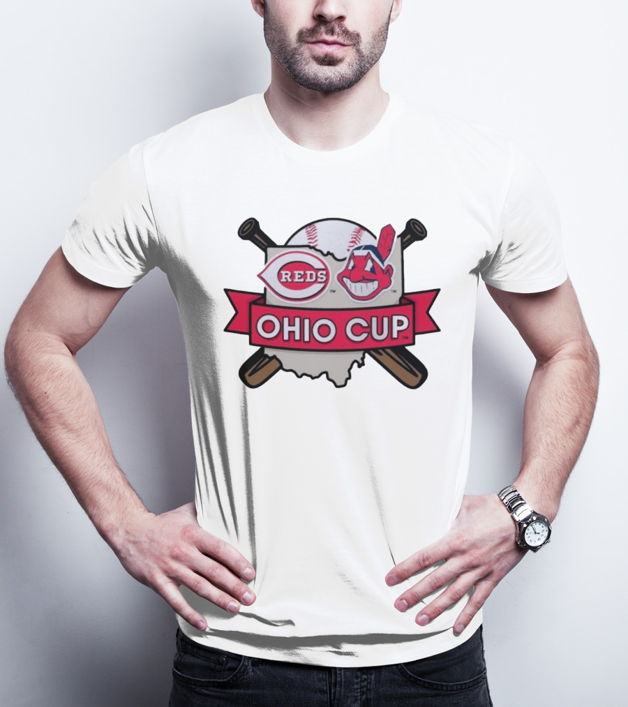 Cincinnati Reds Cleveland Guardians Ohio Cup 2026 MLB Baseball Showdown T-Shirt