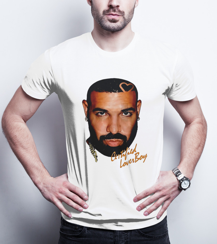 Drake Certified Lover Boy Heart Hair T-Shirt