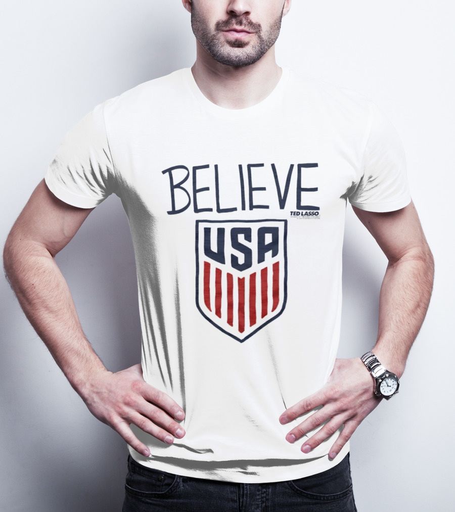 Ted Lasso Believe USA Crest T-Shirt