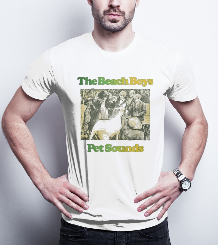 The Beach Boys Pet Sounds Album Cover Art With Animals T-Shirt