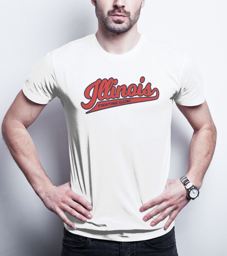 Illinois Fighting Illini Bold Script T-Shirt
