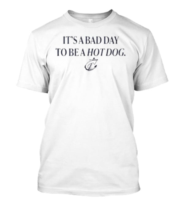 It's A Bad Day To Be A Hot Dog Cleveland Guardians T-Shirt