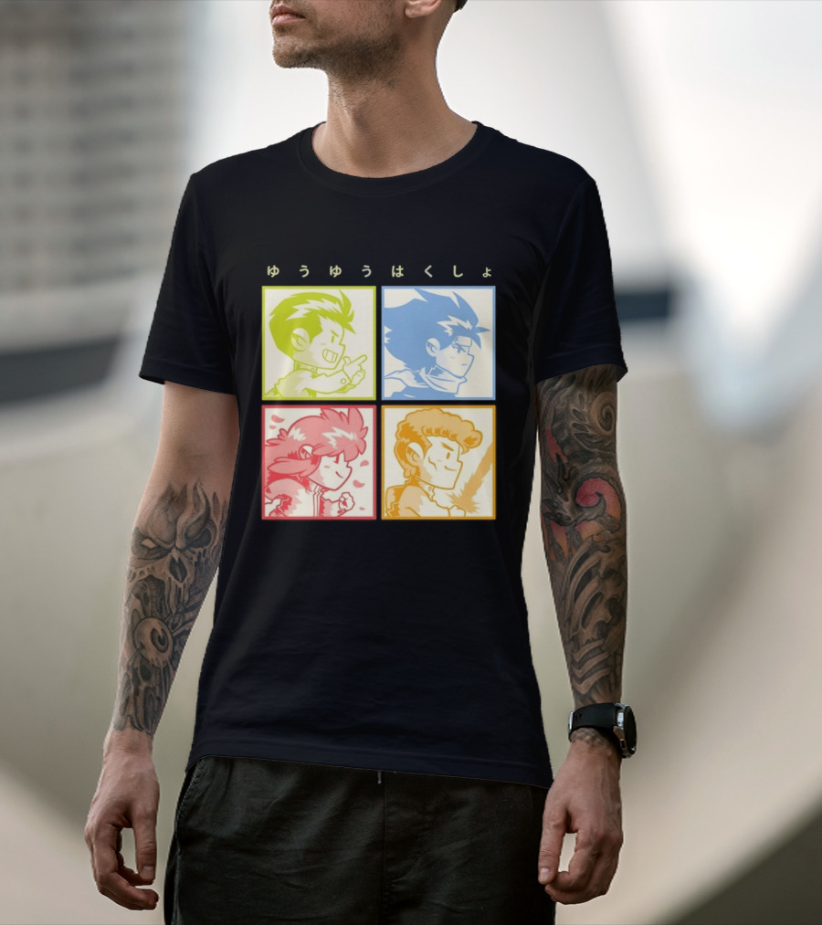 YuYu Hakusho Anime Characters Japanese Manga Series T-Shirt