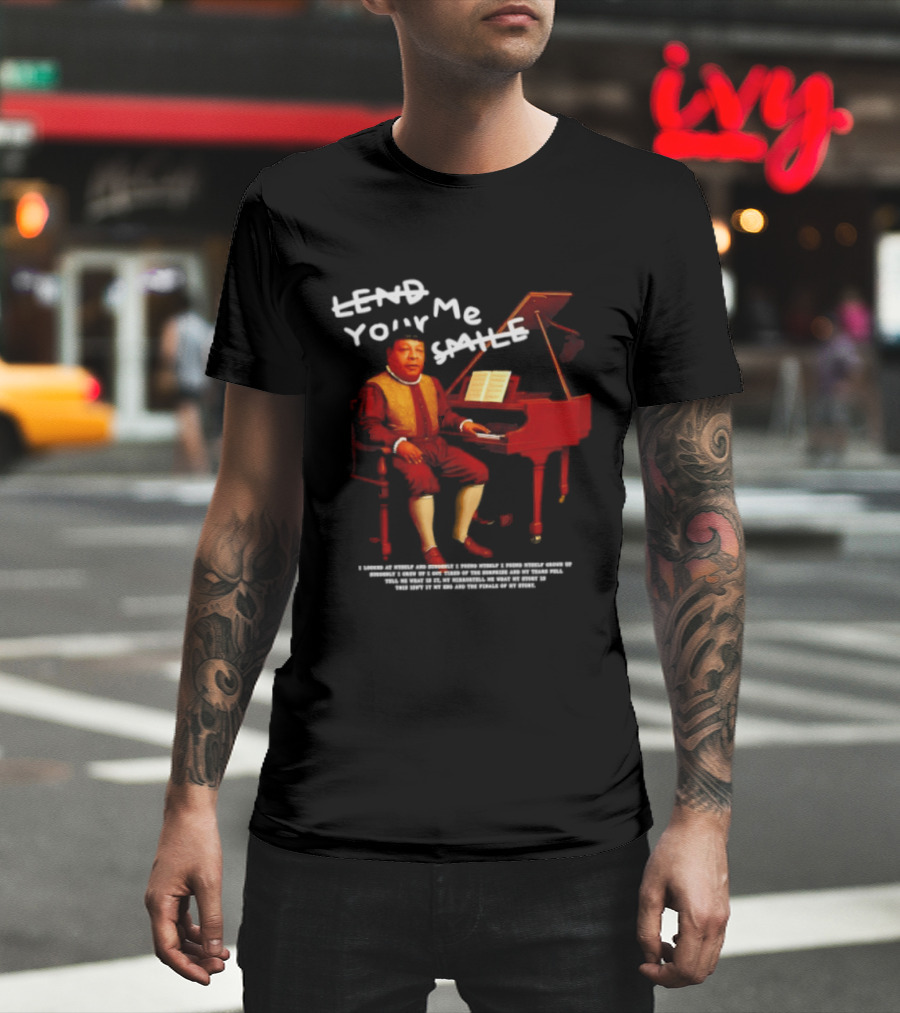 Abdel Basset Hamouda Lend Your Me Smile Piano Scene T-Shirt