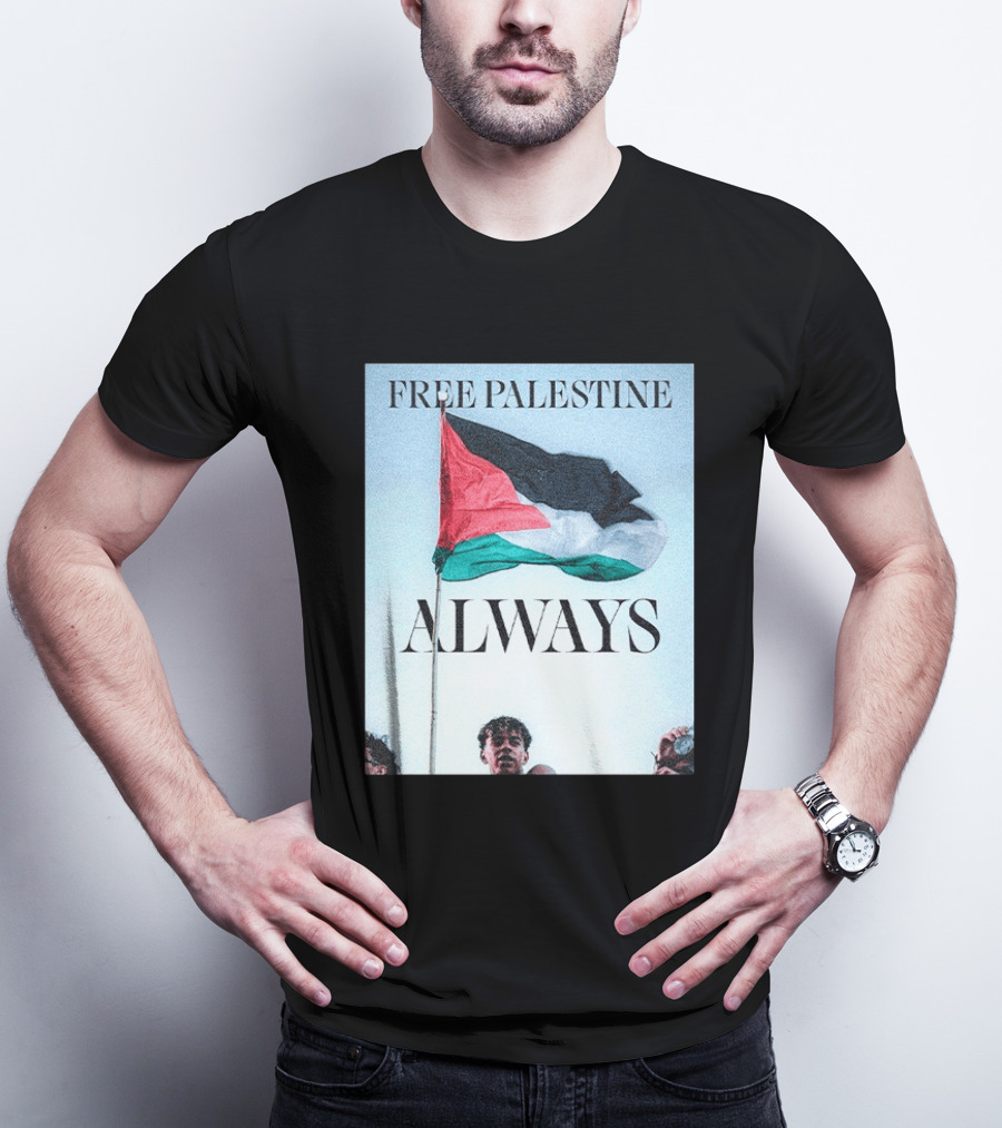 Barcelona FC Lamine Yamal Free Palestine Always Flag T-Shirt