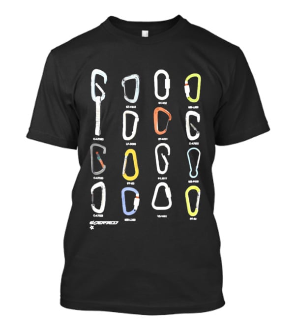 Carabiner Petzl Mammut Black Diamond Camp Grid Collection T-Shirt