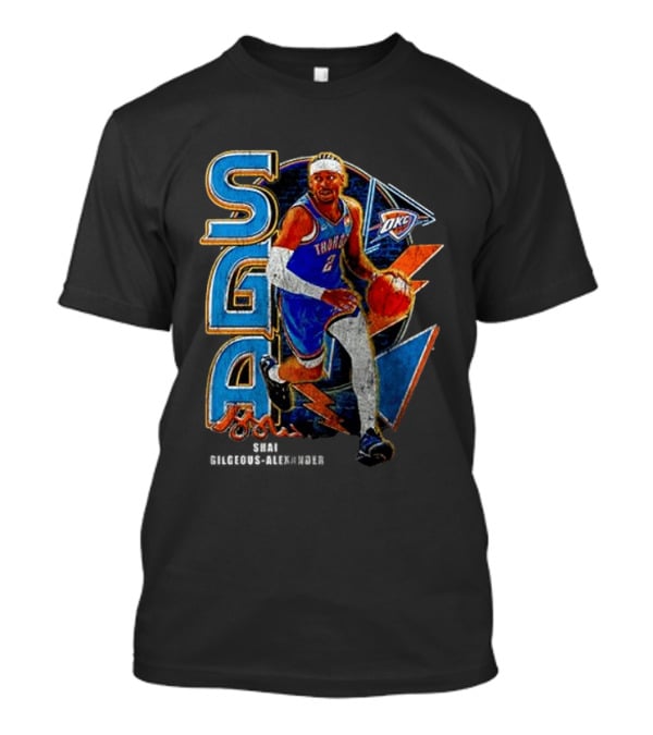 Oklahoma City Thunder Shai Gilgeous Alexander SGA MVP OKC T-Shirt