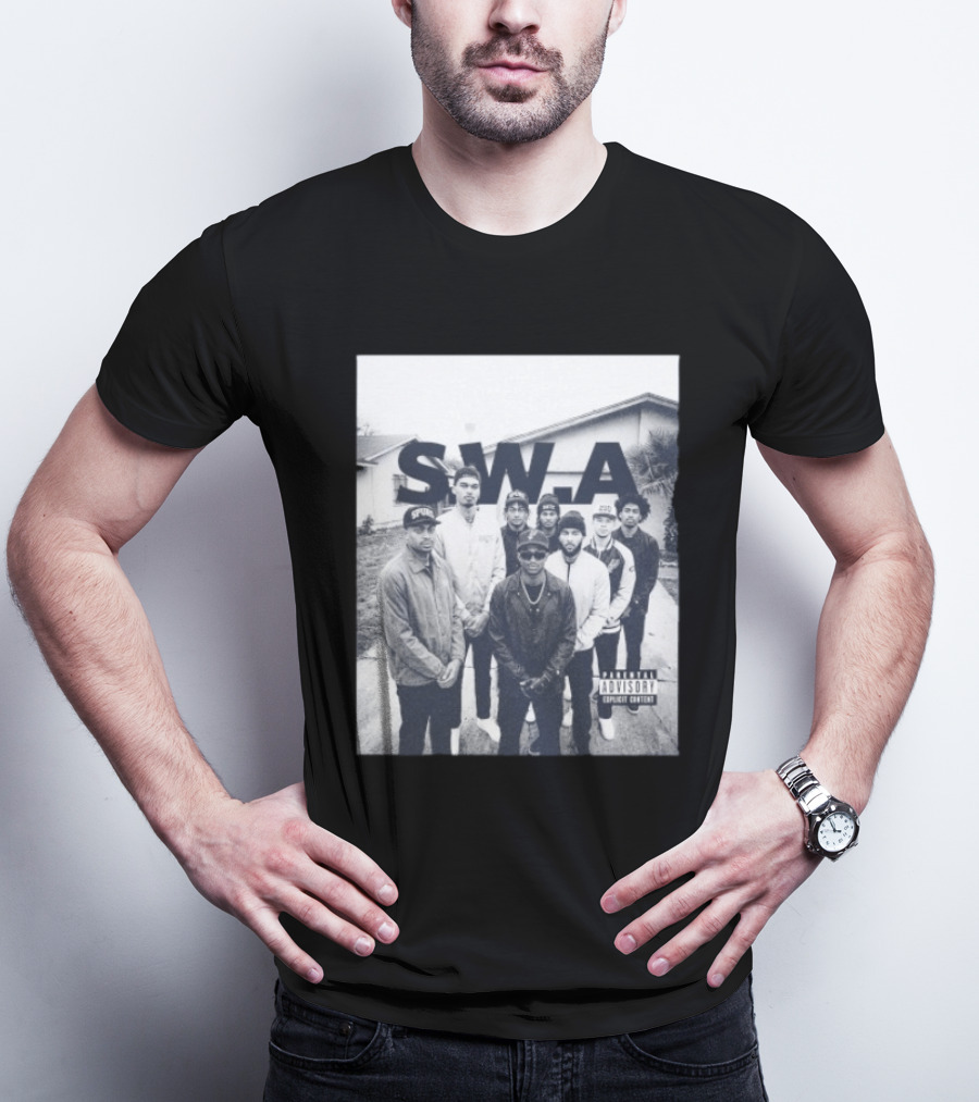S.W.A San Antonio Spurs NBA Team Photo Iconic Streetwear T-Shirt