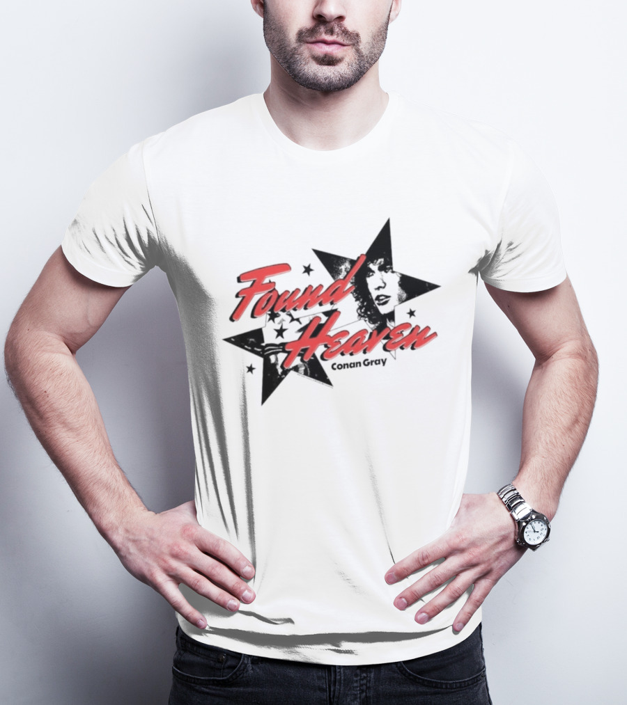 Conan Gray Found Heaven Stars Face T-Shirt