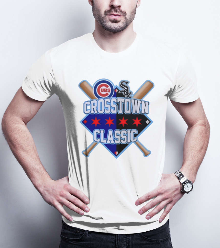 Crosstown Classic 2026 Chicago Cubs Chicago White Sox Rivals Showdown T-Shirt