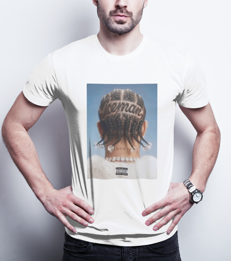 Iceman Adonis Braids Album Cover Drake Parental Advisory T-Shirt