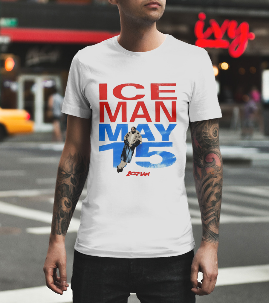 Drake Iceman May 15 Blue Red Styling 2026 Album Cover T-Shirt