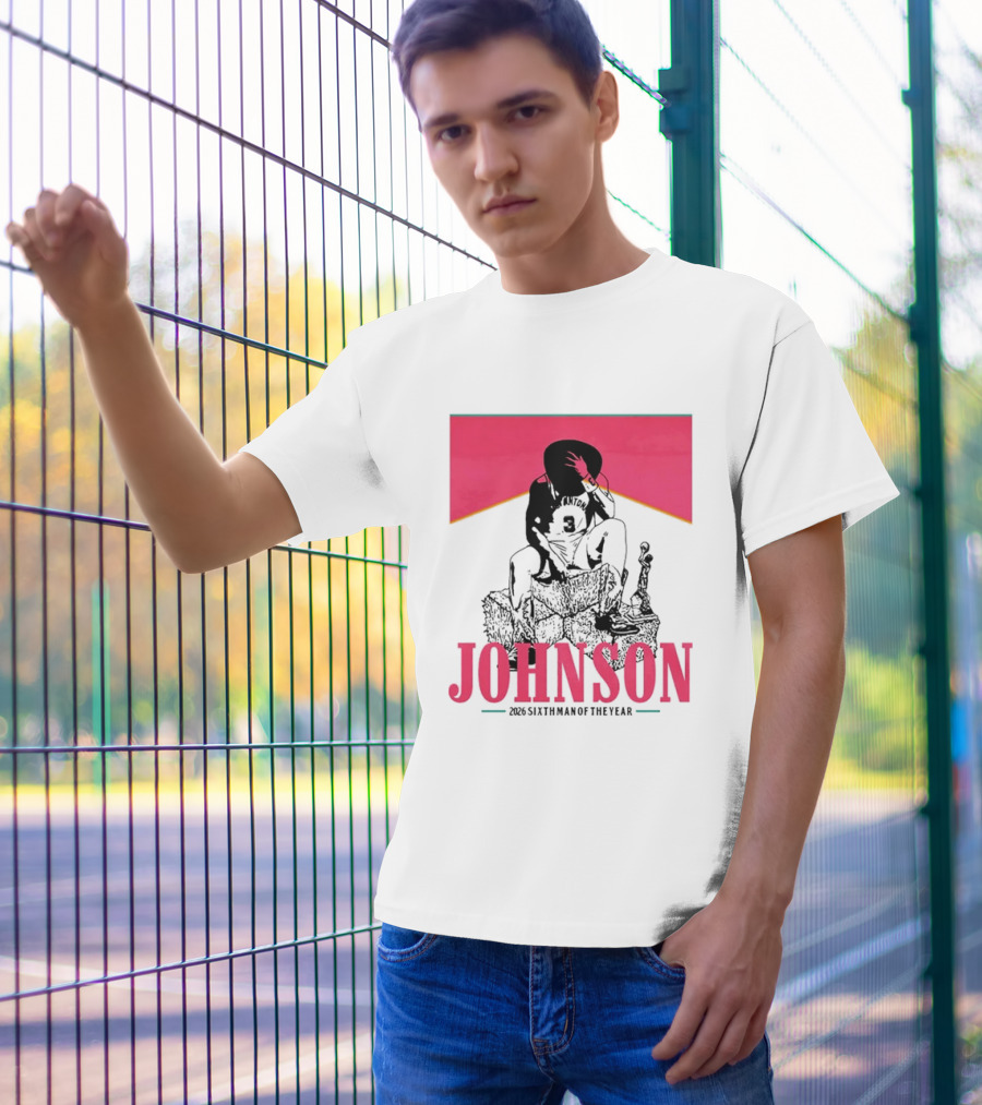 San Antonio Spurs 26 Johnson 2023 Sixth Man Of The Year T-Shirt
