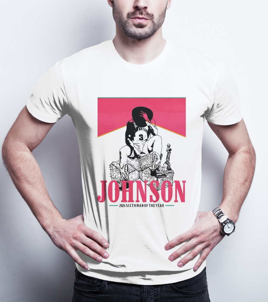 San Antonio Spurs 26 Johnson 2023 Sixth Man Of The Year T-Shirt
