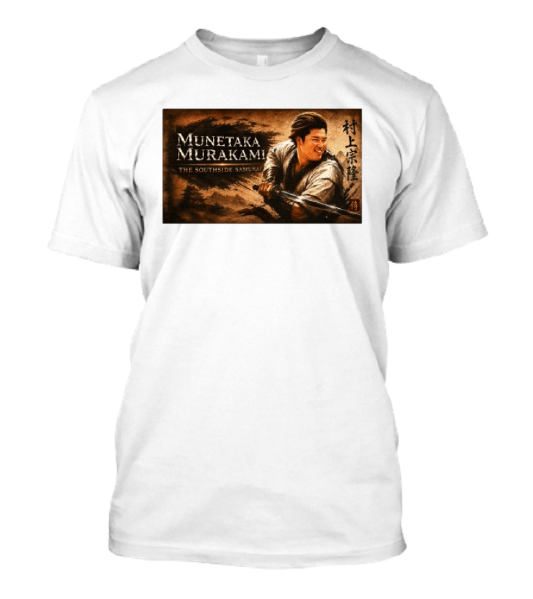 Munetaka Murakami The Southside Samurai Kanji T-Shirt