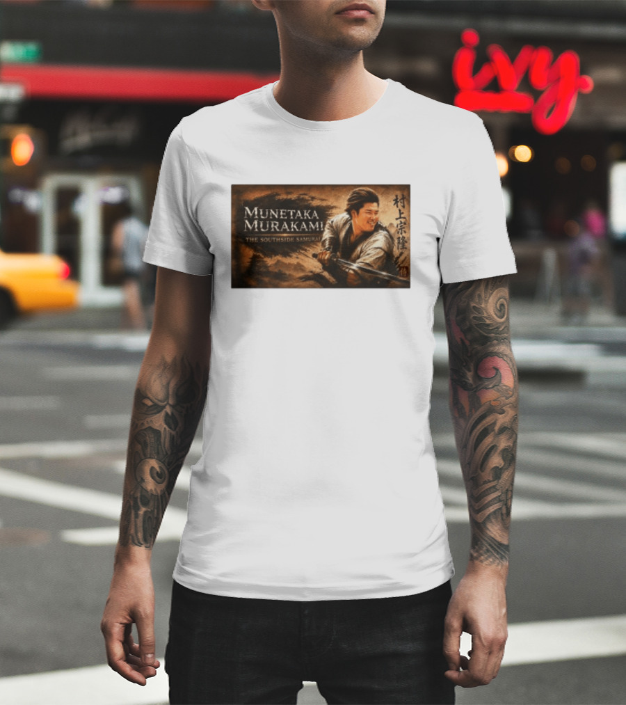Munetaka Murakami The Southside Samurai Kanji T-Shirt