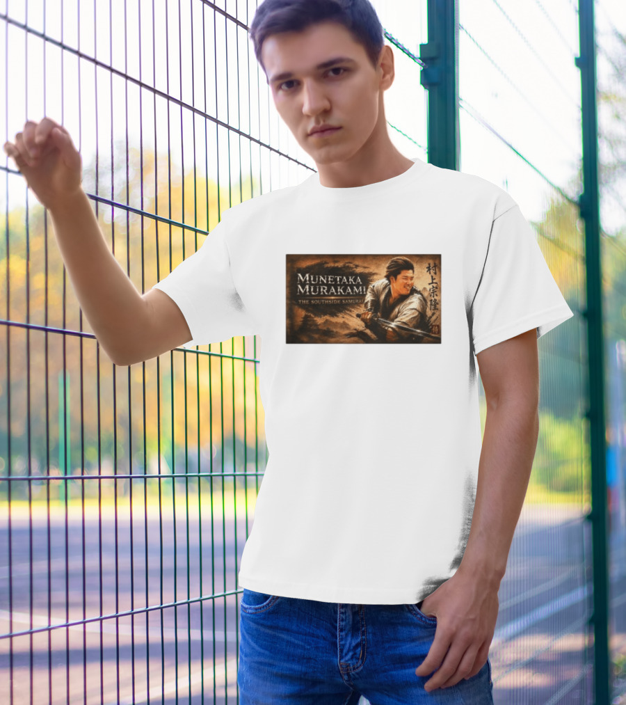 Munetaka Murakami The Southside Samurai Kanji T-Shirt
