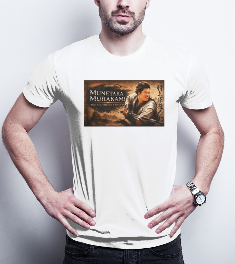 Munetaka Murakami The Southside Samurai Kanji T-Shirt