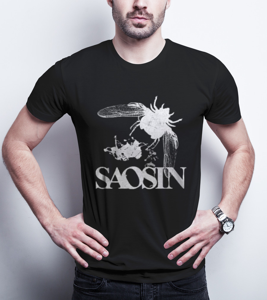 Saosin 20 Years Celebration Self Titled Album With Floral T-Shirt