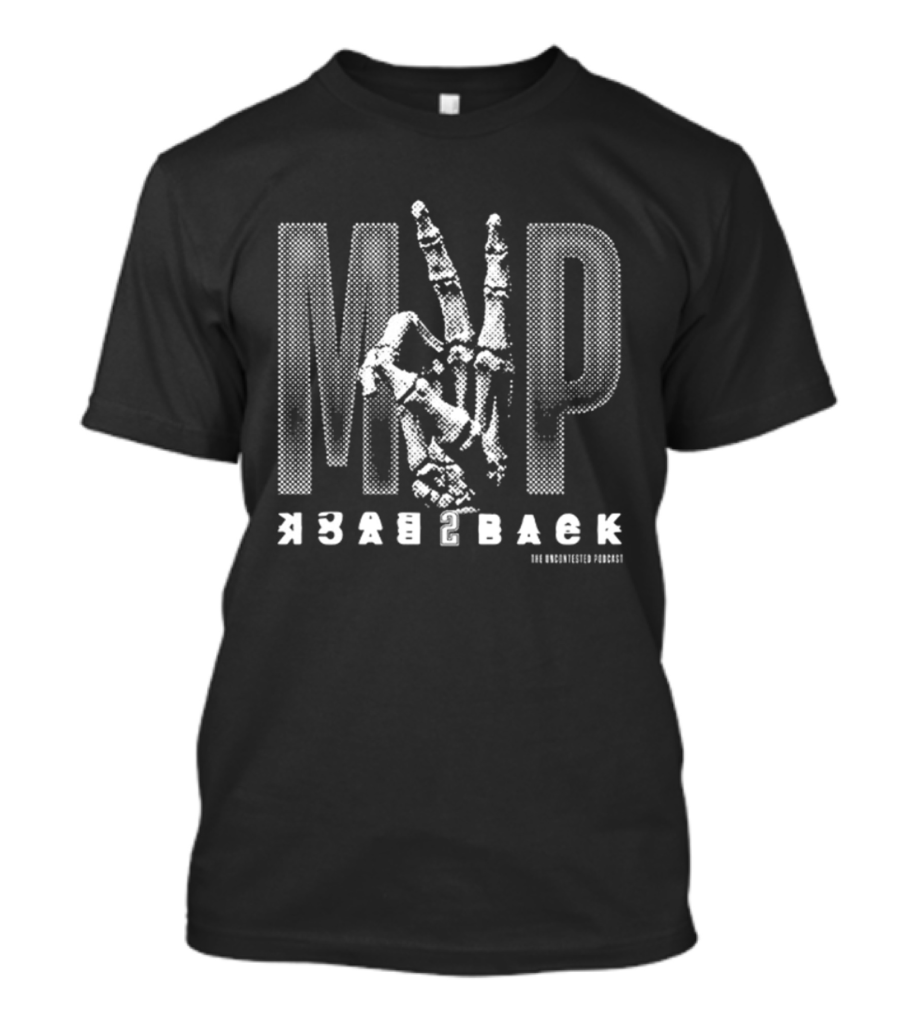 SGA Back 2 Back MVP All Star Shai Gilgeous Alexander OKC Thunder Basketball Skeleton Variant T-Shirt