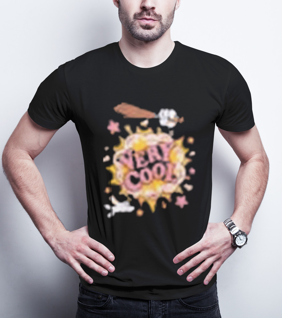 Very Cool Pizza Explosion With Cheesy Popcorn Topping T-Shirt