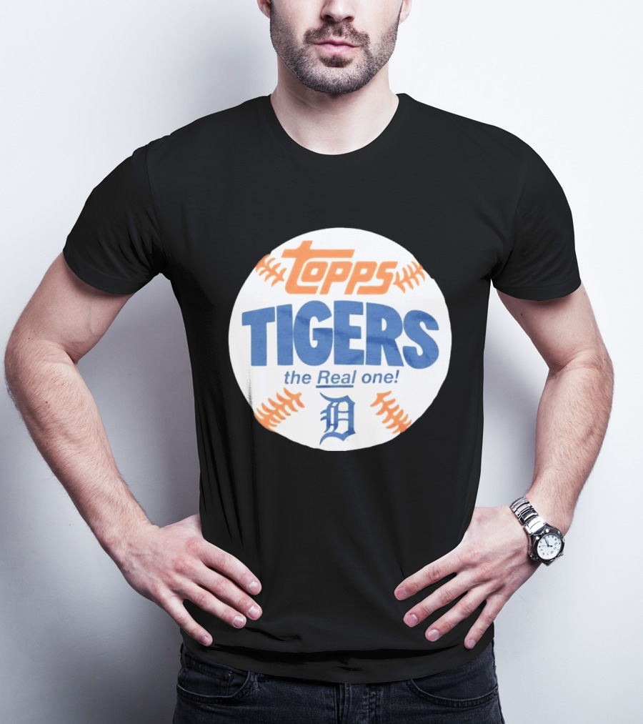 Topps Tigers The Real One Detroit T-Shirt