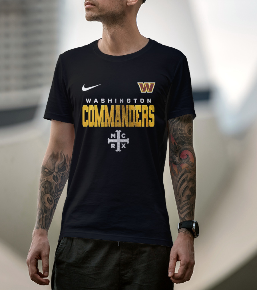 Washington Commanders My Chemical Romance NCRX Black Parade Collaboration T-Shirt