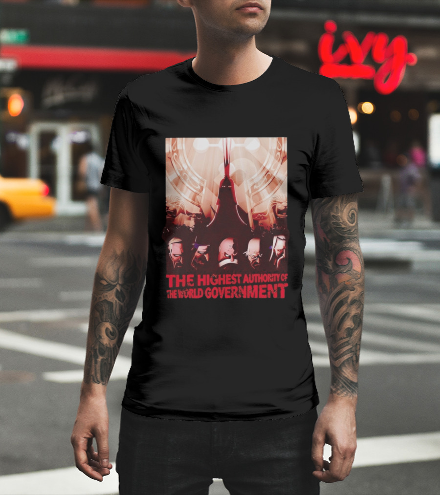 The Highest Authority Of The World Government Five Elders Scene T-Shirt