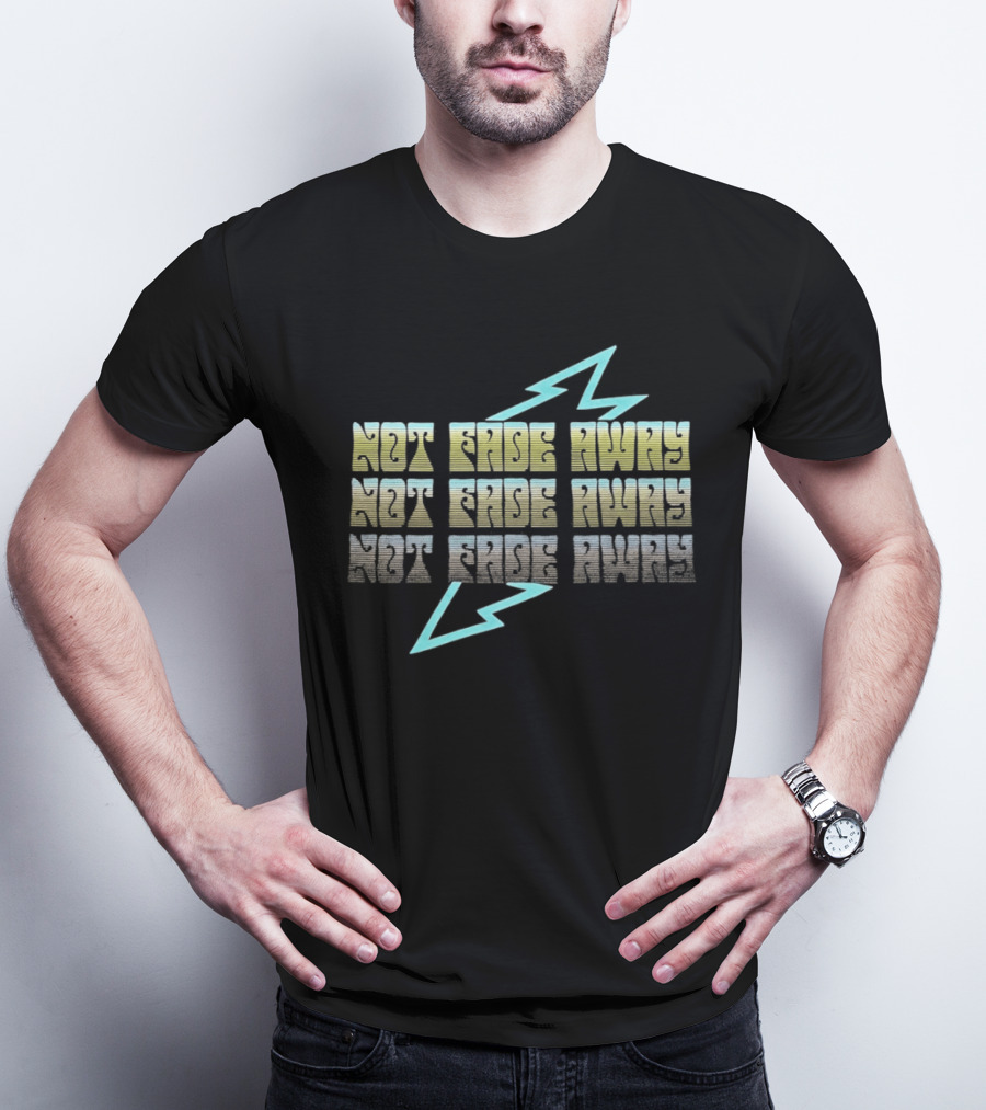 Not Fade Away Lightning Bold Electric Vibe T-Shirt