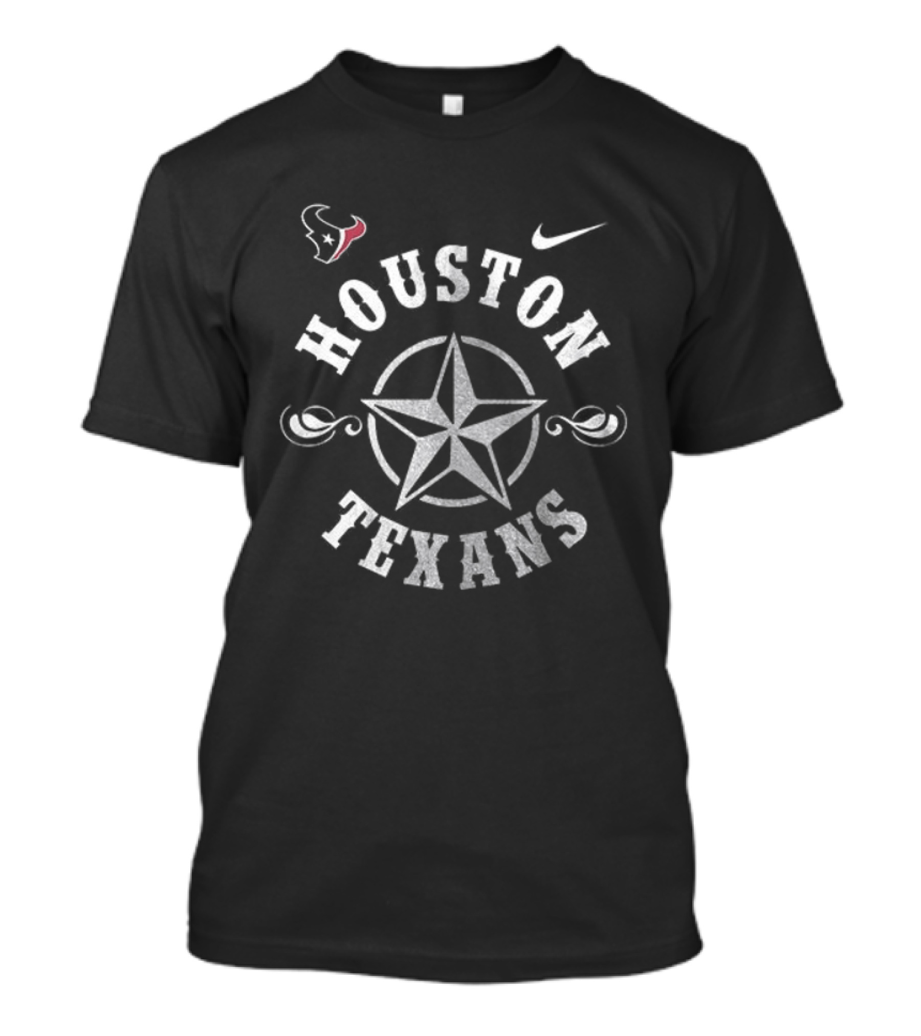 Houston Texans Willie Nelson Collaboration Nike Star Logo Feelin' Good T-Shirt