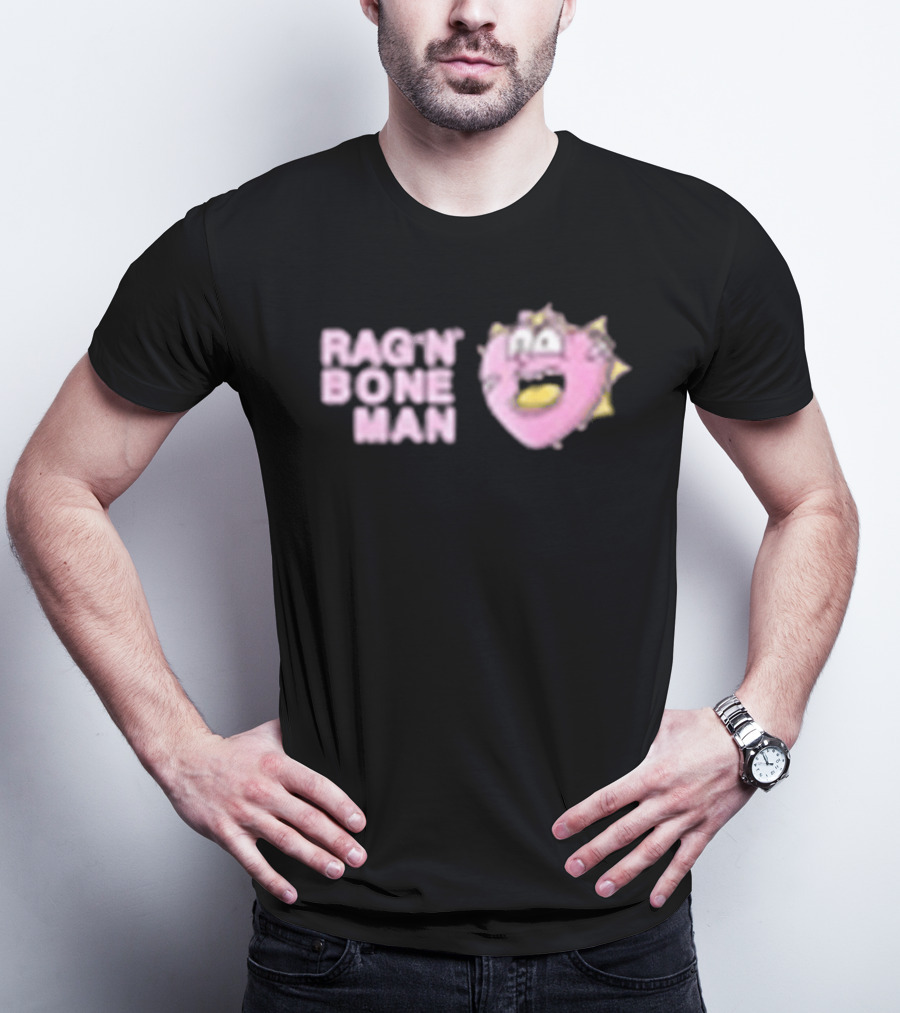 Rag'n'Bone Man Spiky Pink Donut Creature T-Shirt