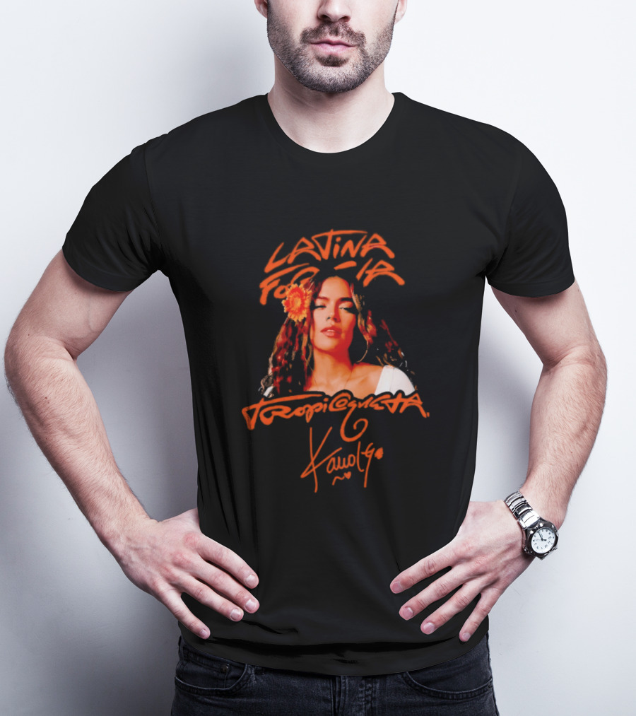Latina Por El Mundo Tropiquesa Karol G T-Shirt
