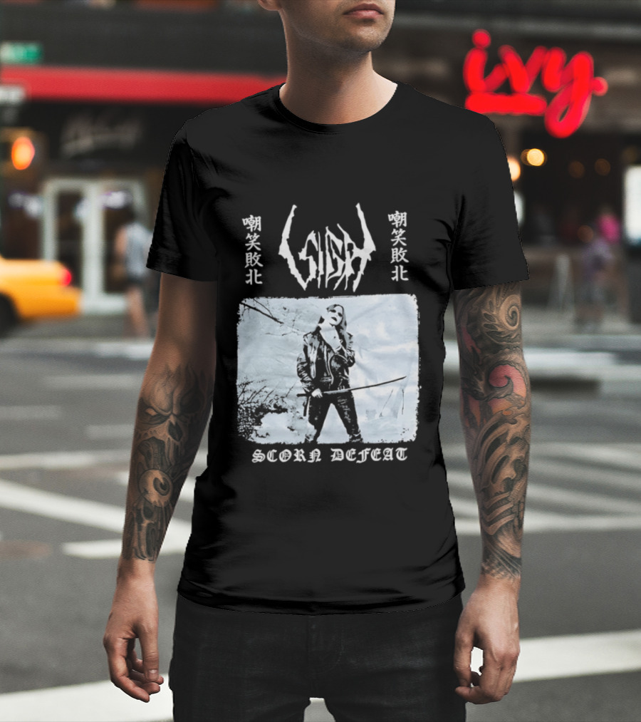 Sigh Scorn Defeat Samurai Japanese Metal T-Shirt