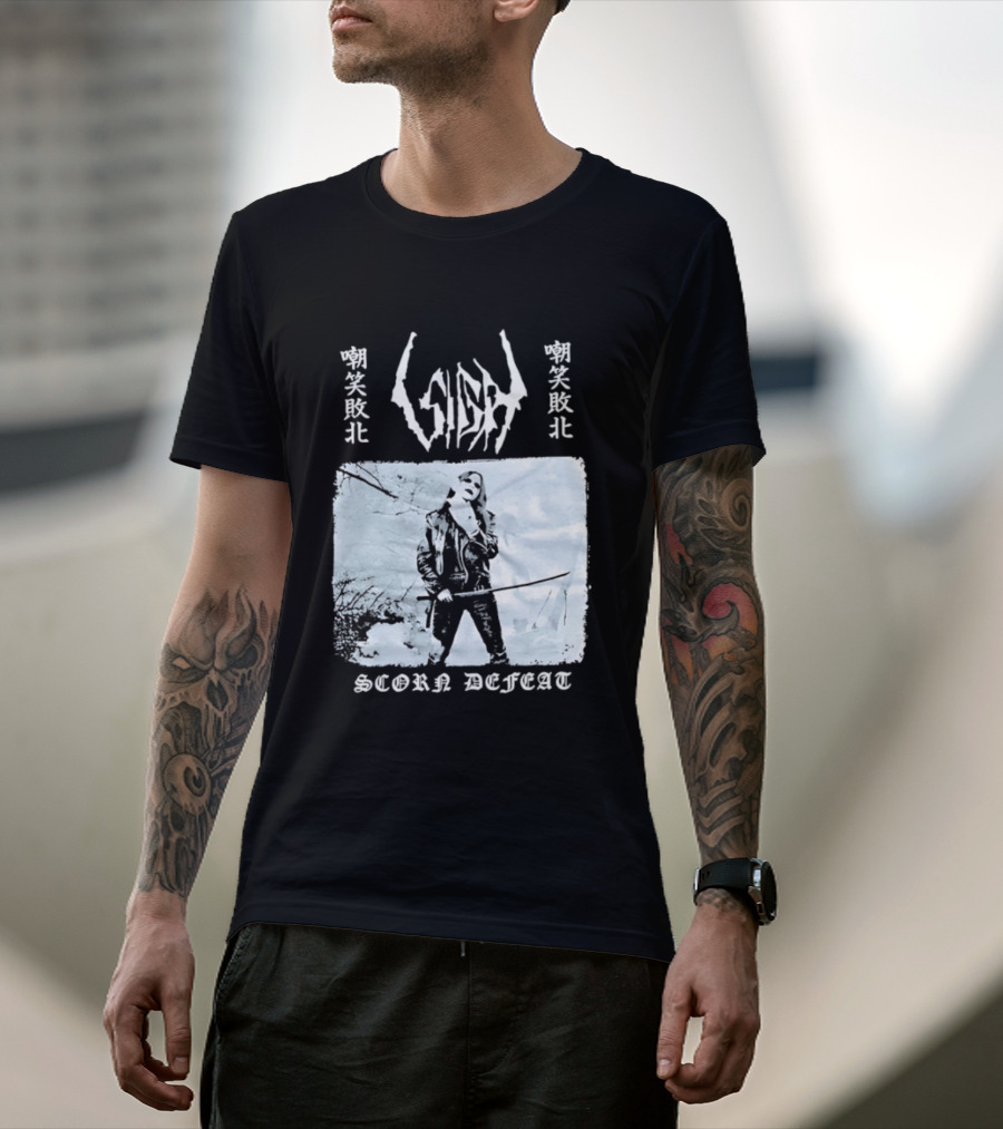 Sigh Scorn Defeat Samurai Japanese Metal T-Shirt