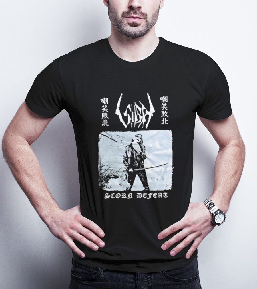 Sigh Scorn Defeat Samurai Japanese Metal T-Shirt