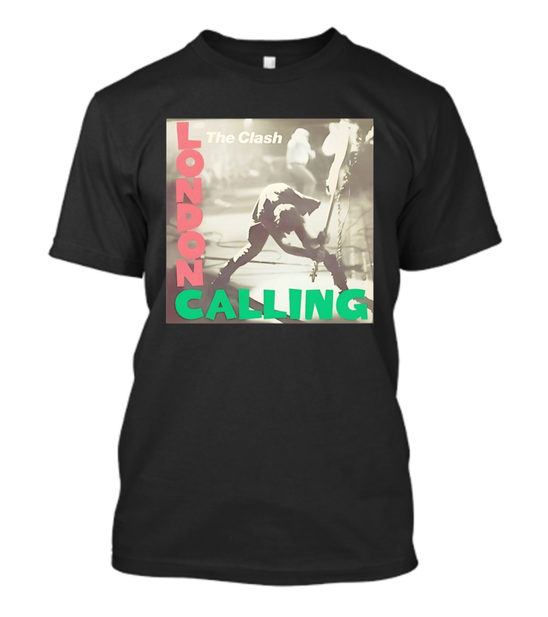 The Clash London Calling Punk Rock Album Cover Image T-Shirt
