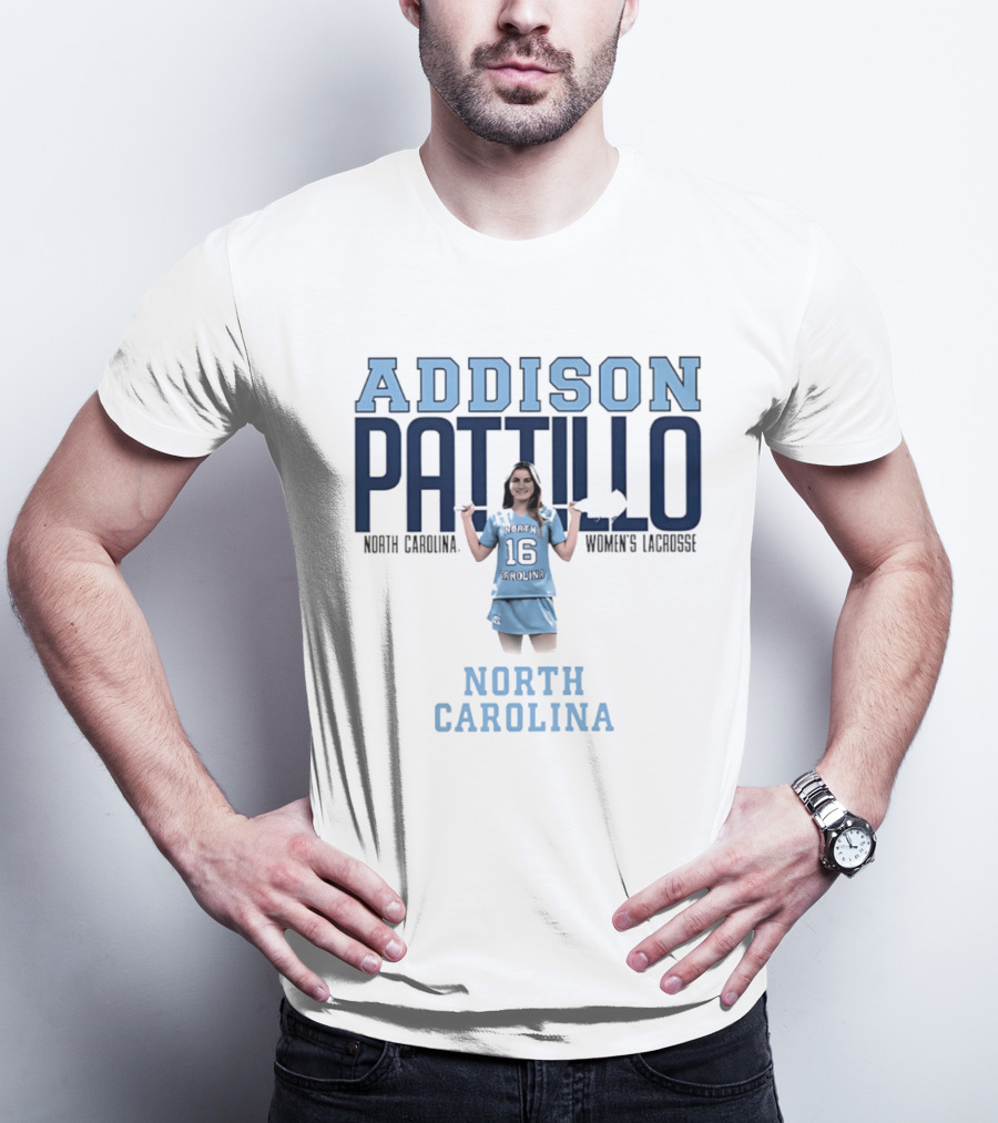Addison Pattillo North Carolina Women's Lacrosse 16 Player T-Shirt