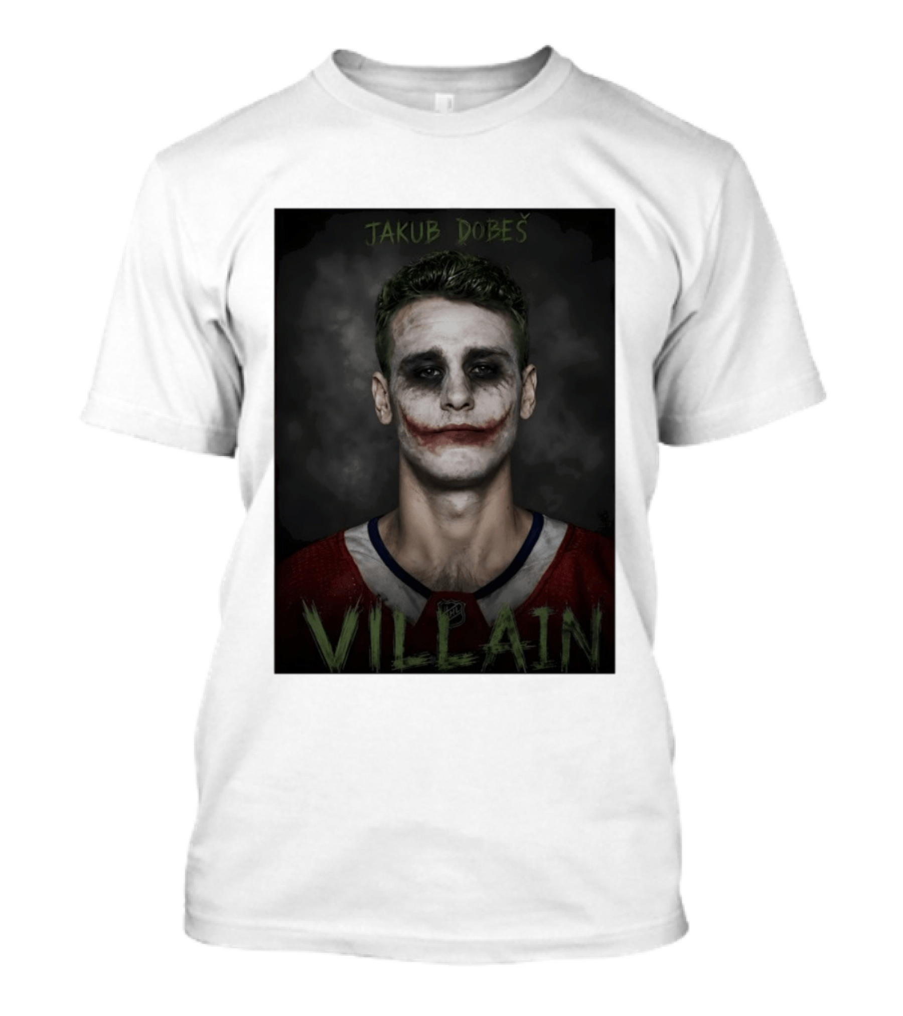Jakub Dobes Villain Joker Montreal Canadiens Hockey T-Shirt