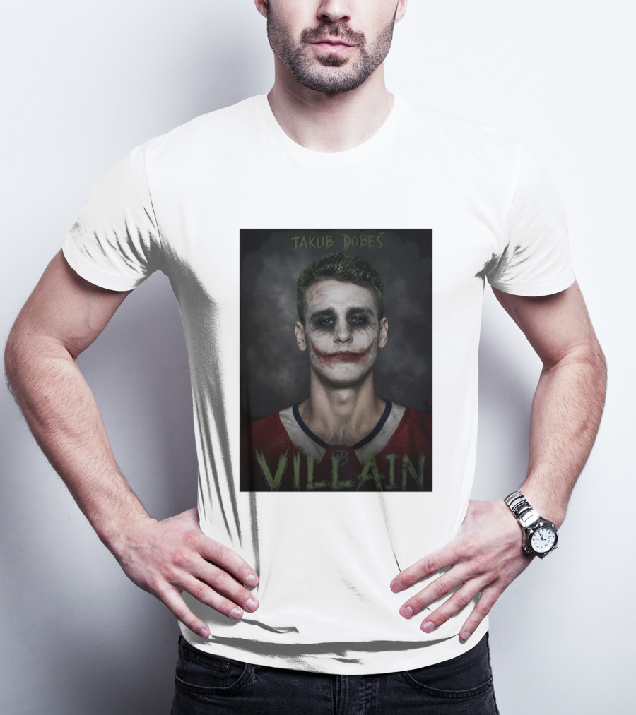 Jakub Dobes Villain Joker Montreal Canadiens Hockey T-Shirt