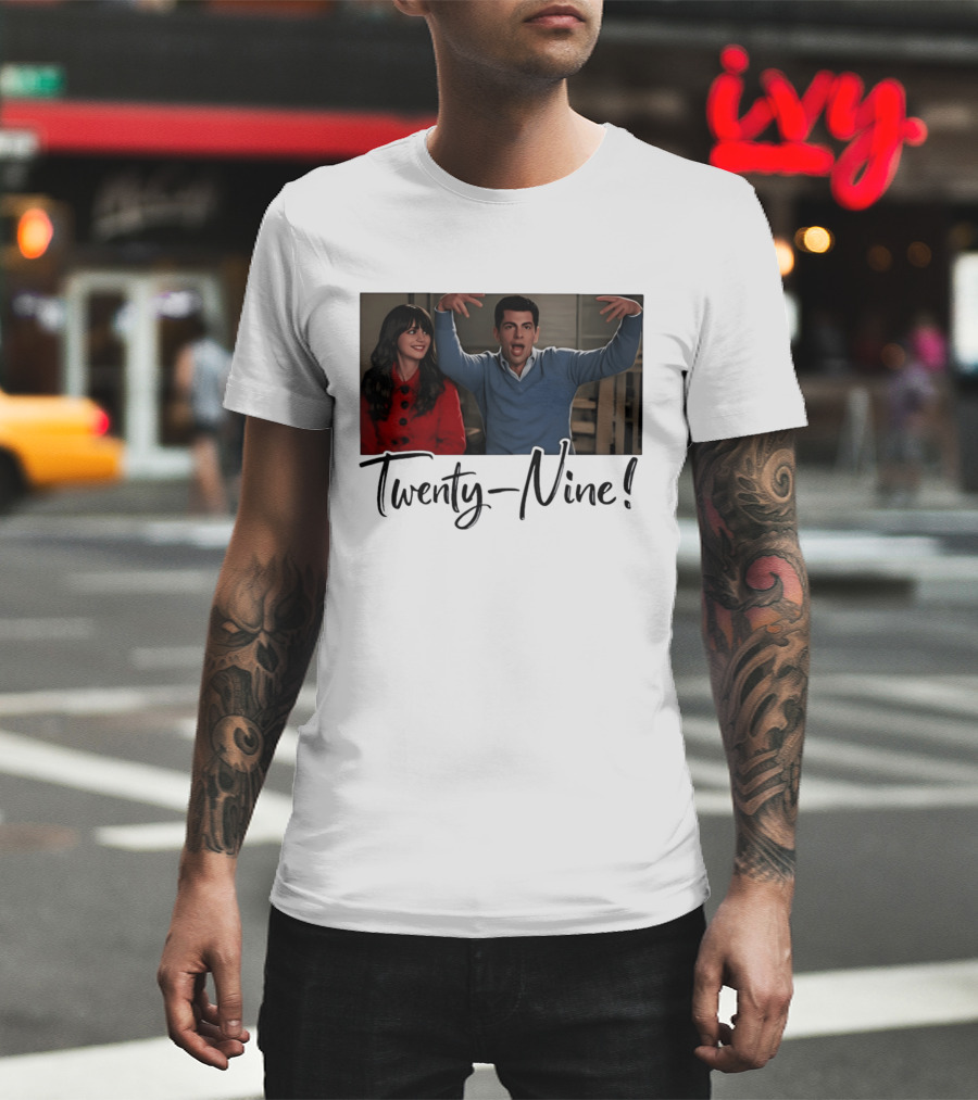 New Girl Jess And Schmidt Twenty Nine Scene T-Shirt