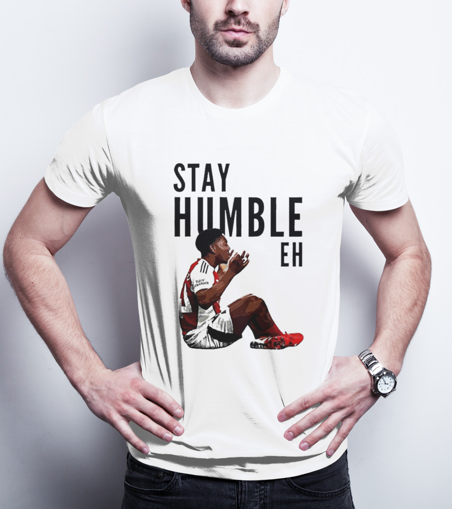 Myles Lewis Skelly Stay Humble Eh Arsenal Football Meme T-Shirt