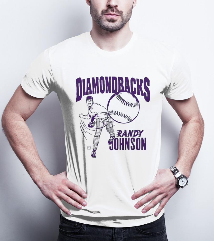 Randy Johnson Arizona Diamondbacks Cooperstown Collection Baseball T-Shirt