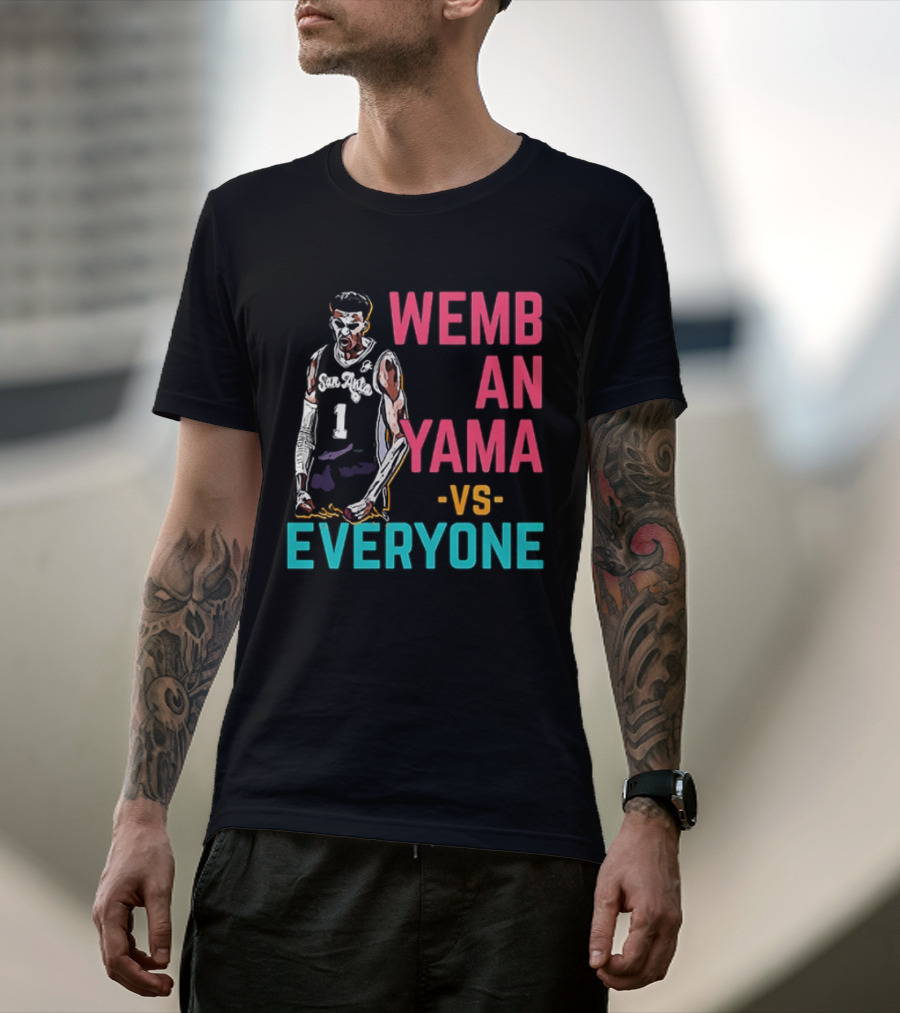 Victor Wembanyama Vs Everyone San Antonio Spurs NBA 2026 T-Shirt