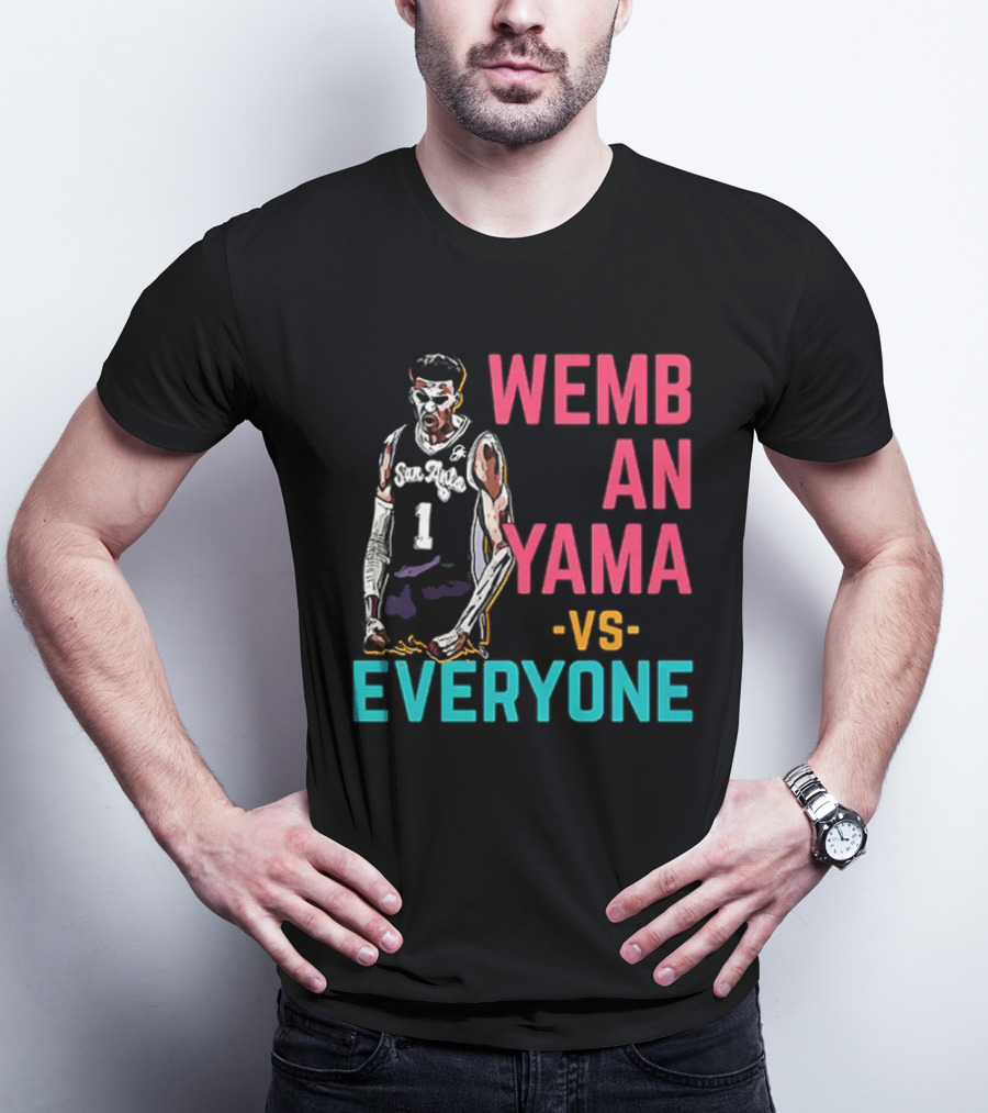 Victor Wembanyama Vs Everyone San Antonio Spurs NBA 2026 T-Shirt