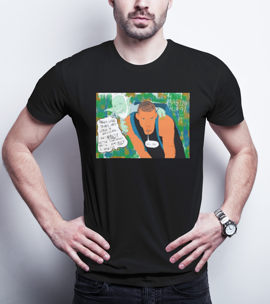 SAS 126 MIN 97 Baby Yoda Pop Anger Leads To Hate Nasty Alien Wemby Ok Pop T-Shirt