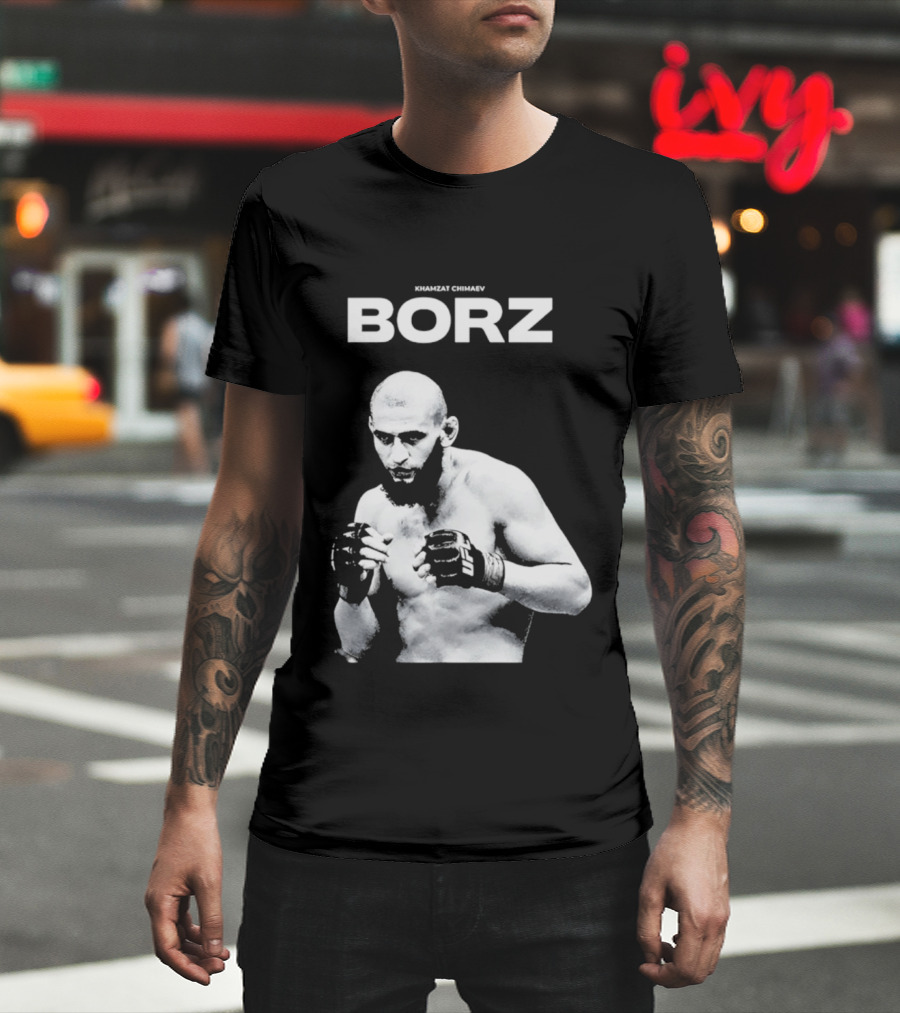 Khamzat Chimaev Borz Fighter Recognition T-Shirt
